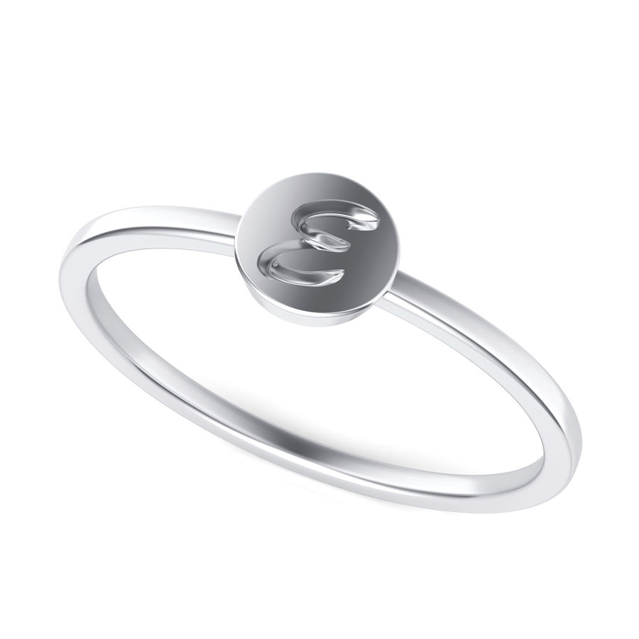 letter e ring