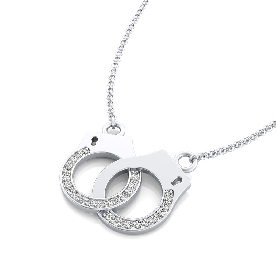 Handcuffs Pendant Edwin Novel Jewelry Design