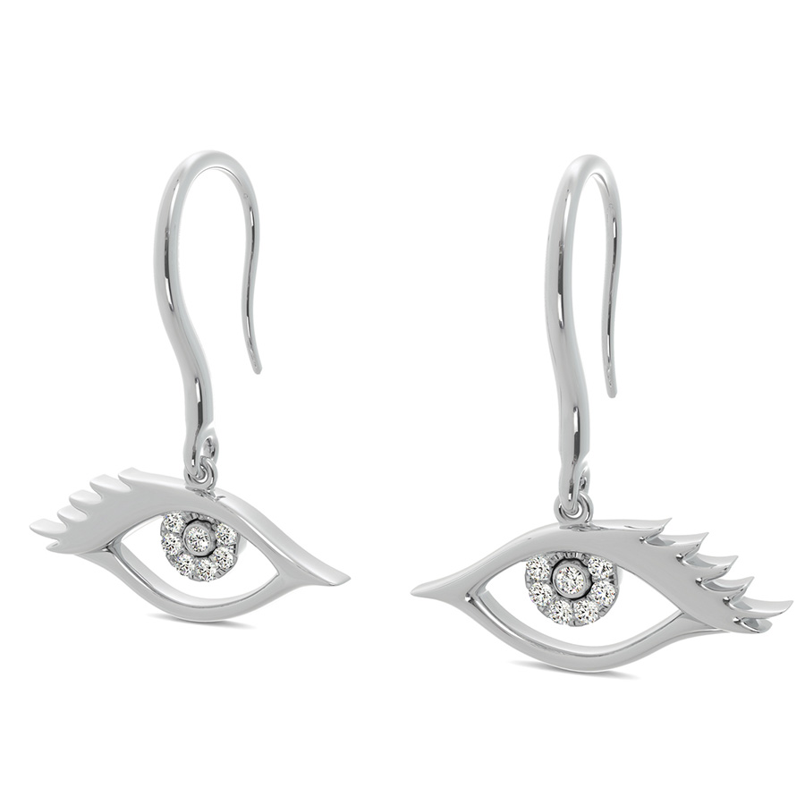 Eye Charm Earrings - Edwin Novel Jewelry Design
