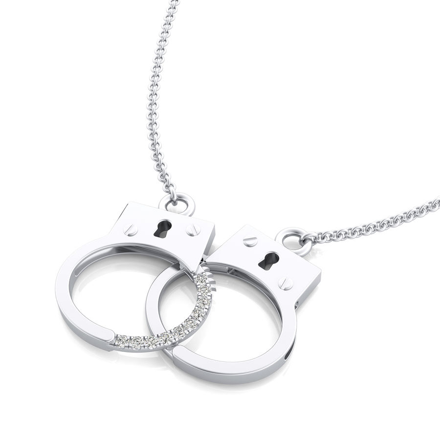 Handcuff Pendant - Edwin Novel Jewelry Design