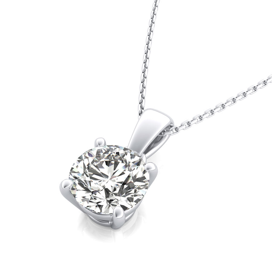 Solitaire Pendant - Edwin Novel Jewelry Design