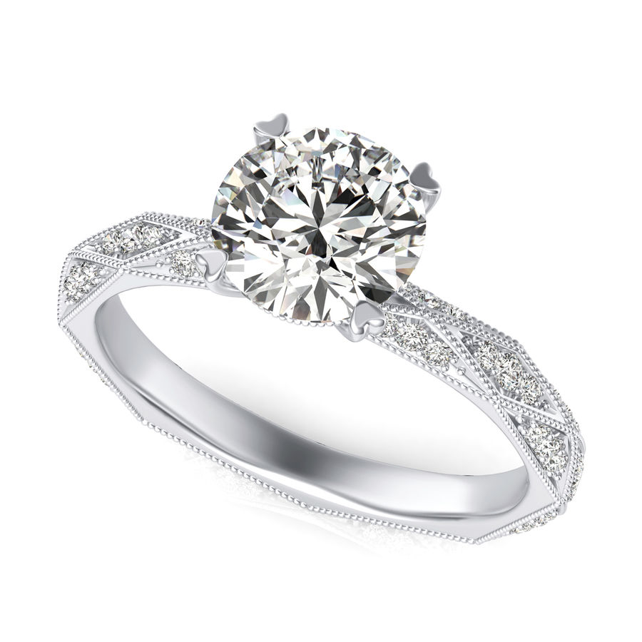 Eternity Engagement Ring - Edwin Novel Jewelry Design