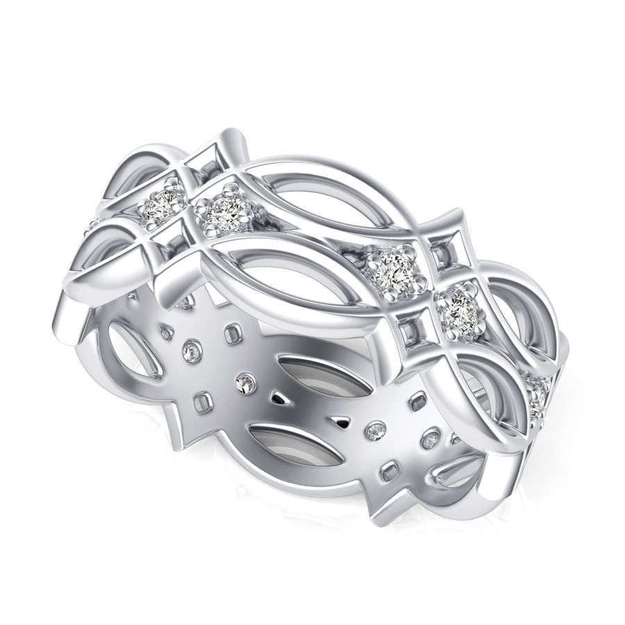 Diamond and Loop Ring - Edwin Novel Jewelry Design