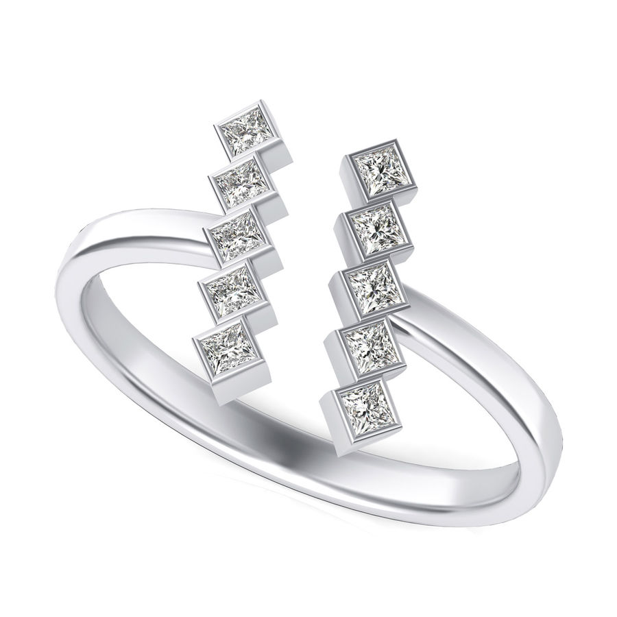 Open T Bar Ring - Edwin Novel Jewelry Design
