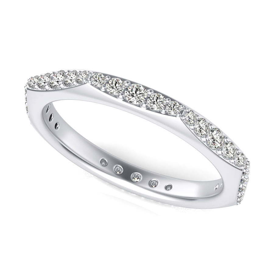 Octagon Eternity Ring - Edwin Novel Jewelry Design