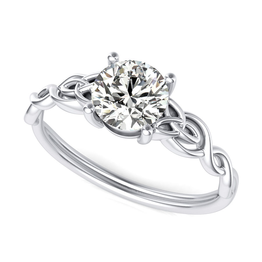 Twist Engagement Ring - Edwin Novel Jewelry Design